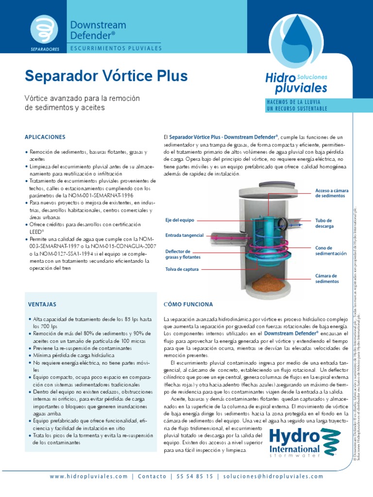 (Ficha Técnica) Downstream - Defender | PDF | Contaminación | Agua