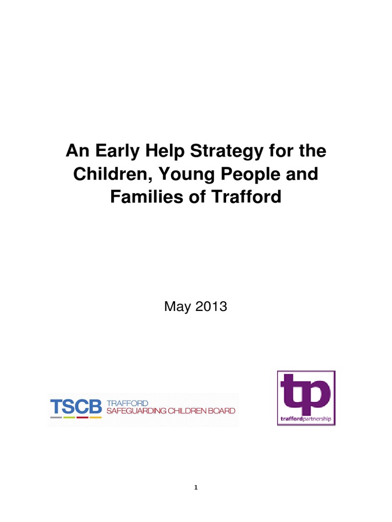 Trafford Early Help Strategy | PDF | Strategic Management | Family