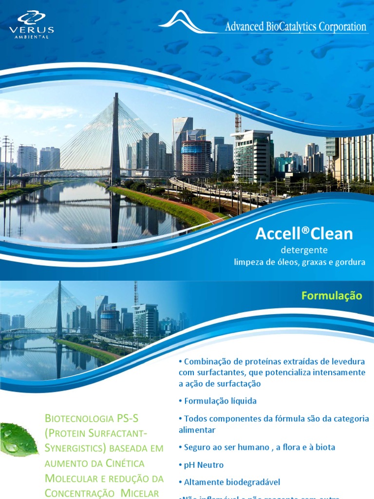 Accell® Clean | PDF | Detergente | Substancias químicas