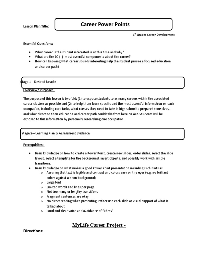 Career Day | PDF | Employment | Salary