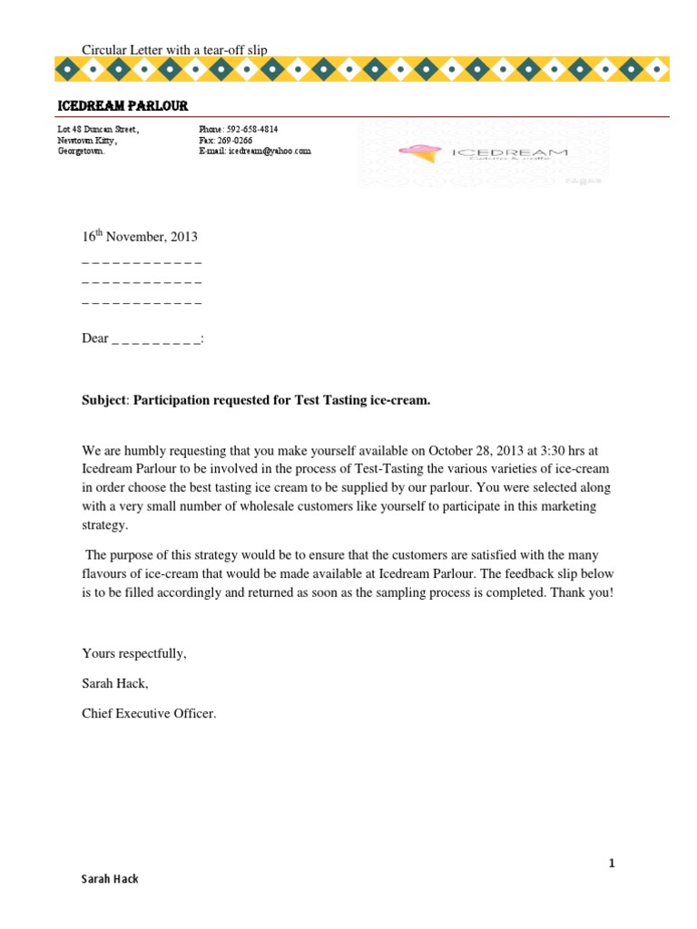 Edpm Letter #3 | PDF