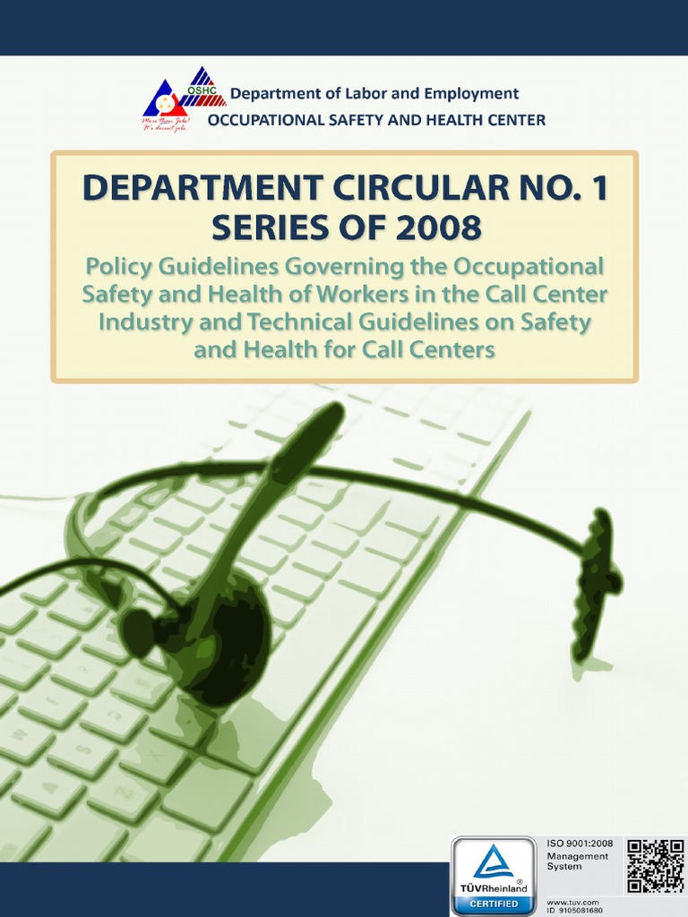 OSH For Call Center | Download Free PDF | Shift Work | Occupational ...