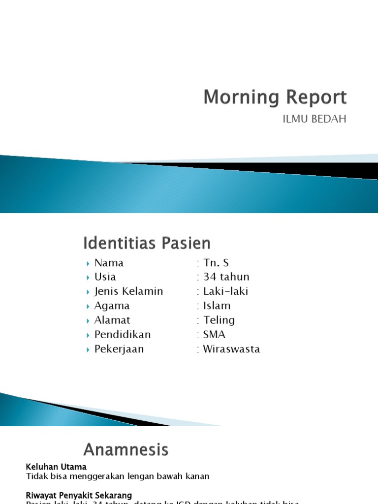 Contoh Morning Report | PDF