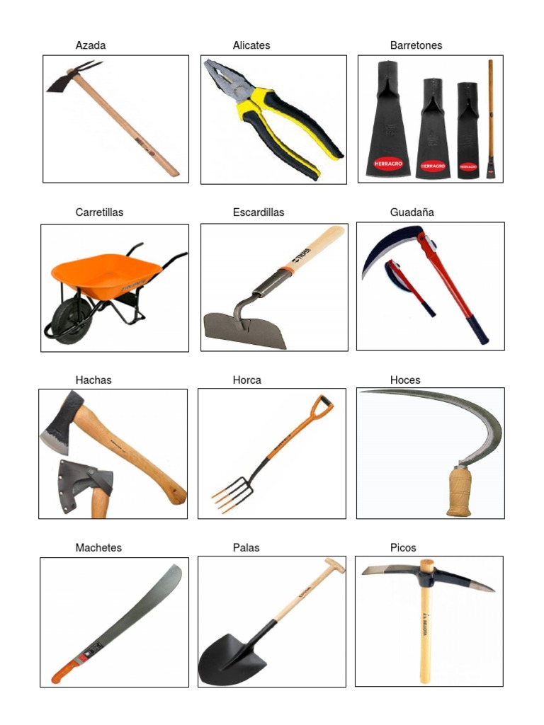 20 Herramientas Agricolas | PDF