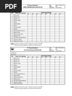 Form Pemeriksaan Mesin Gerinda | PDF