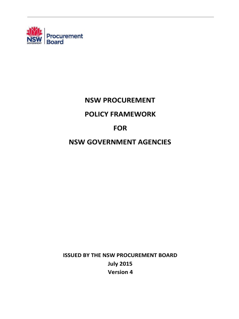 Procurement Policy | PDF | Procurement | Sustainability