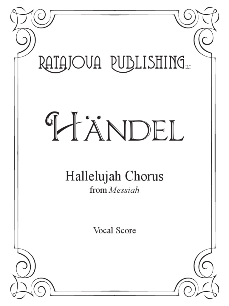 Handel - Hallelujah | PDF | Messiah (Handel) | George Frideric Handel
