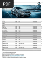 BMW Malaysia Price List 2025 | PDF | Bmw | Motor Vehicle