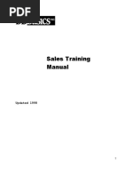 Sales Training Module | PDF