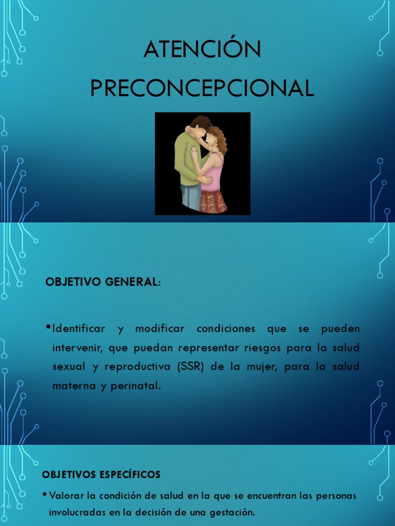 Atencion Preconcepcional | PDF | Medicina CLINICA | Salud pública
