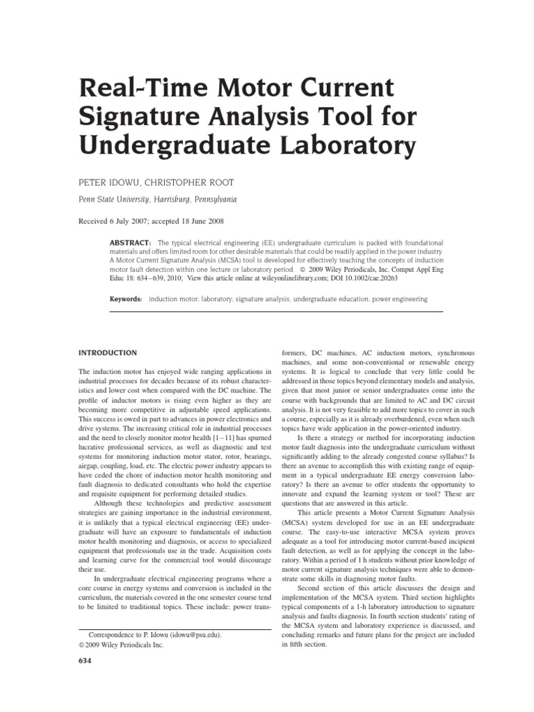 Mcsa Tool | PDF | Electric Motor | Data Analysis
