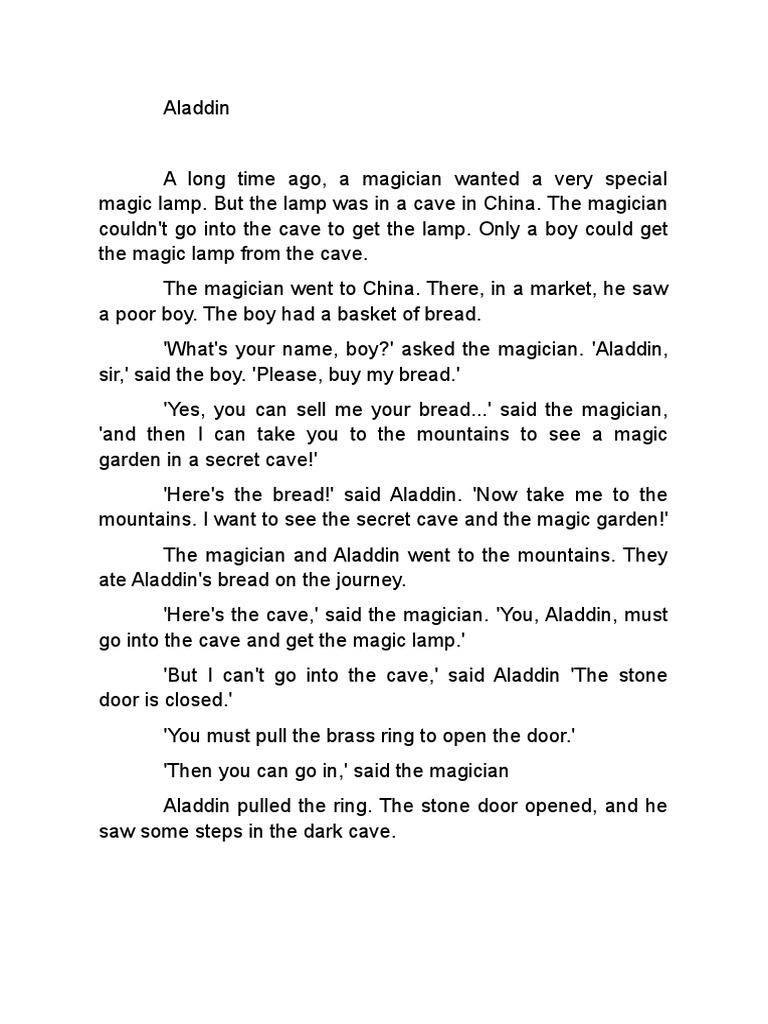 Aladdin Ruth Hobart | PDF