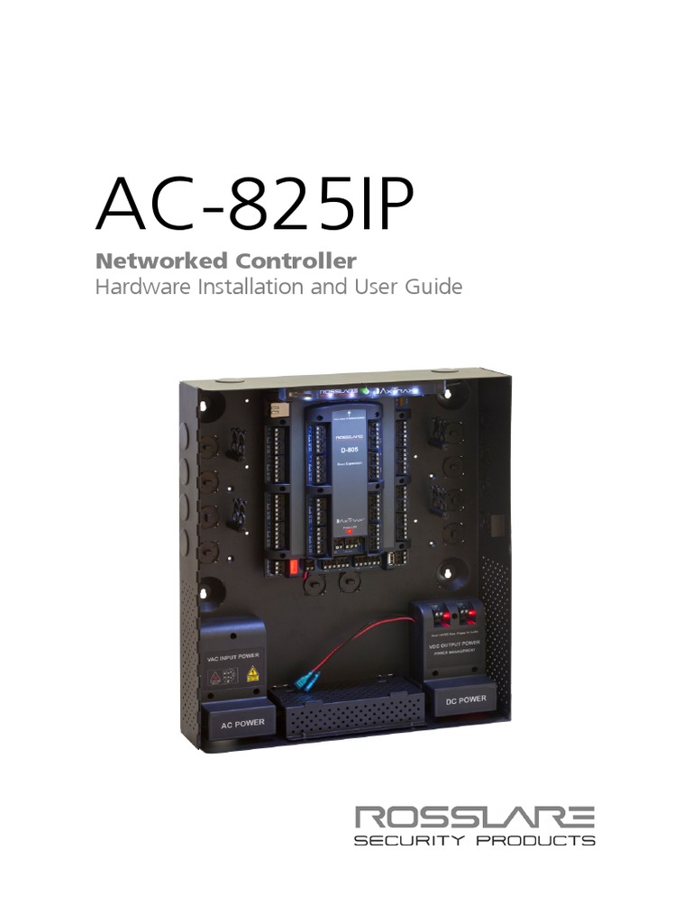 AC-825IP Hardware Installation and User Manual 200316 | PDF | Access ...