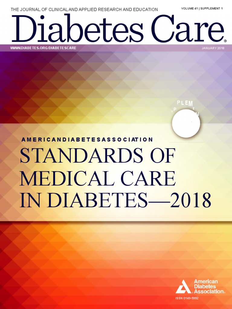 2018 ADA Standards of Care | Diabetes Management | Diabetes Mellitus