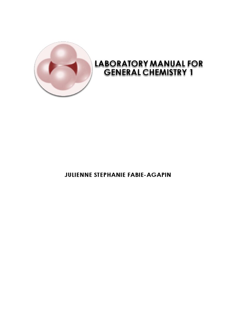 General Chemistry 1 Lab Manual | PDF | Ion | Density