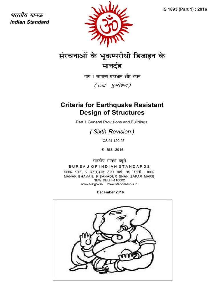 1893-Part 1-2016 | PDF | Normal Mode | Earthquake Engineering