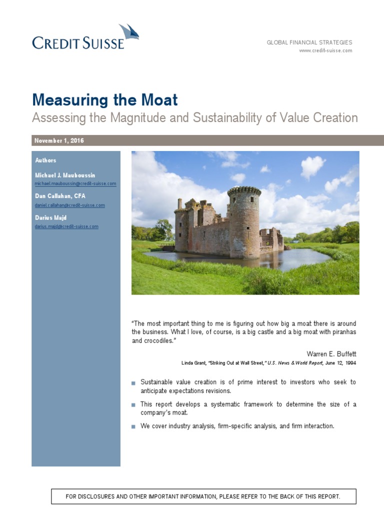 Meausing A Moat | PDF | Sustainability | Strategic Management