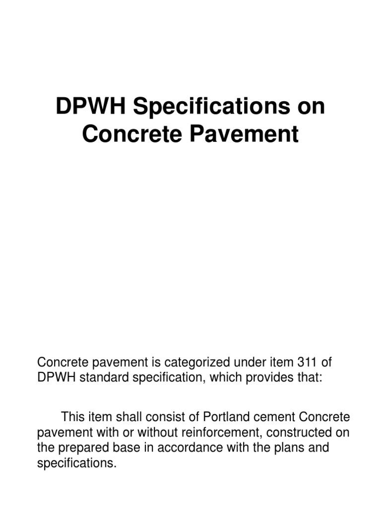DPWH Specification and Preparation of Grade | PDF | Construction ...