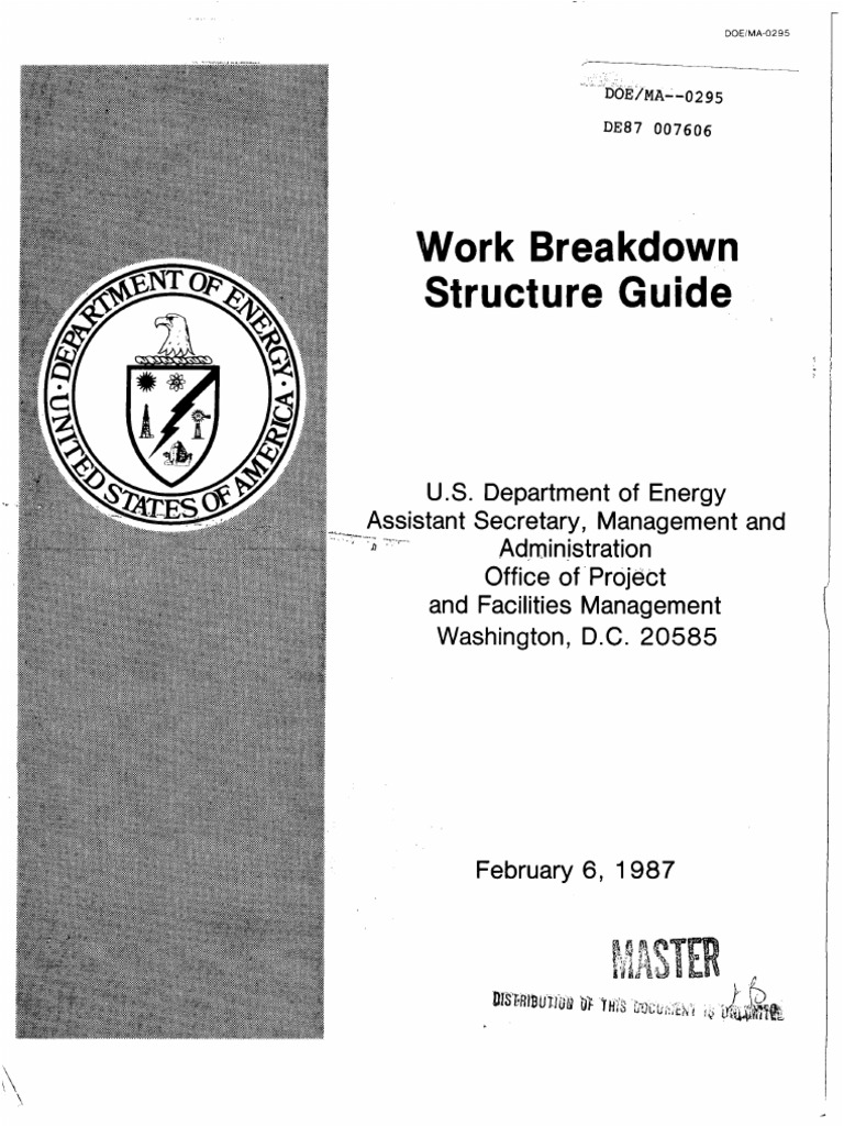 Work Breakdown Structure Guide | PDF | Project Management | Computing And Information Technology