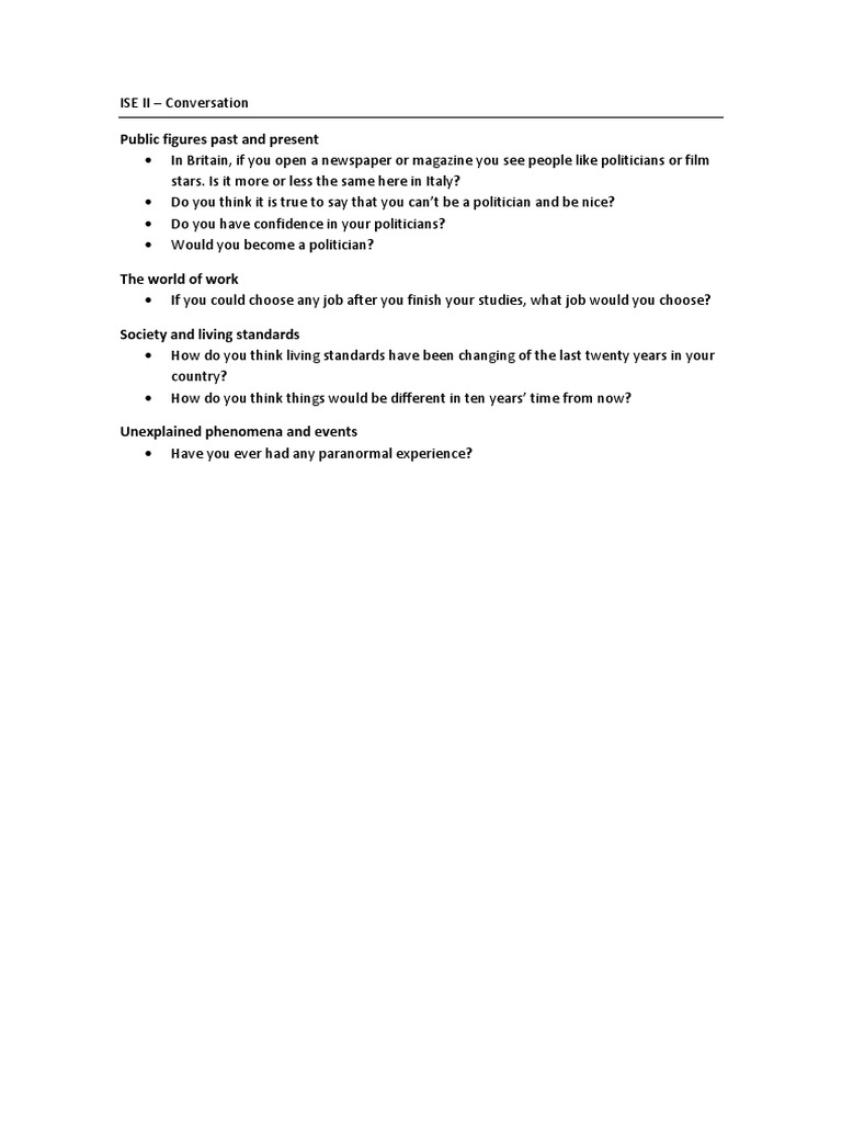 Conversations - Transcriptions | PDF | Social Science | Lifestyle