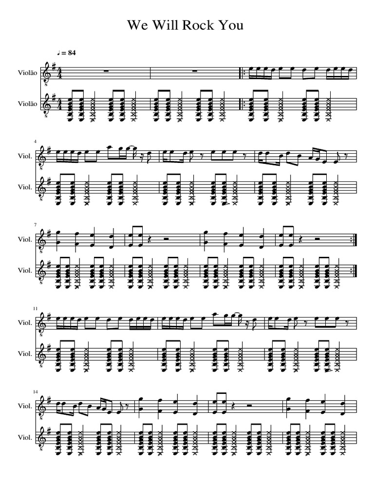 We Will Rock You | PDF