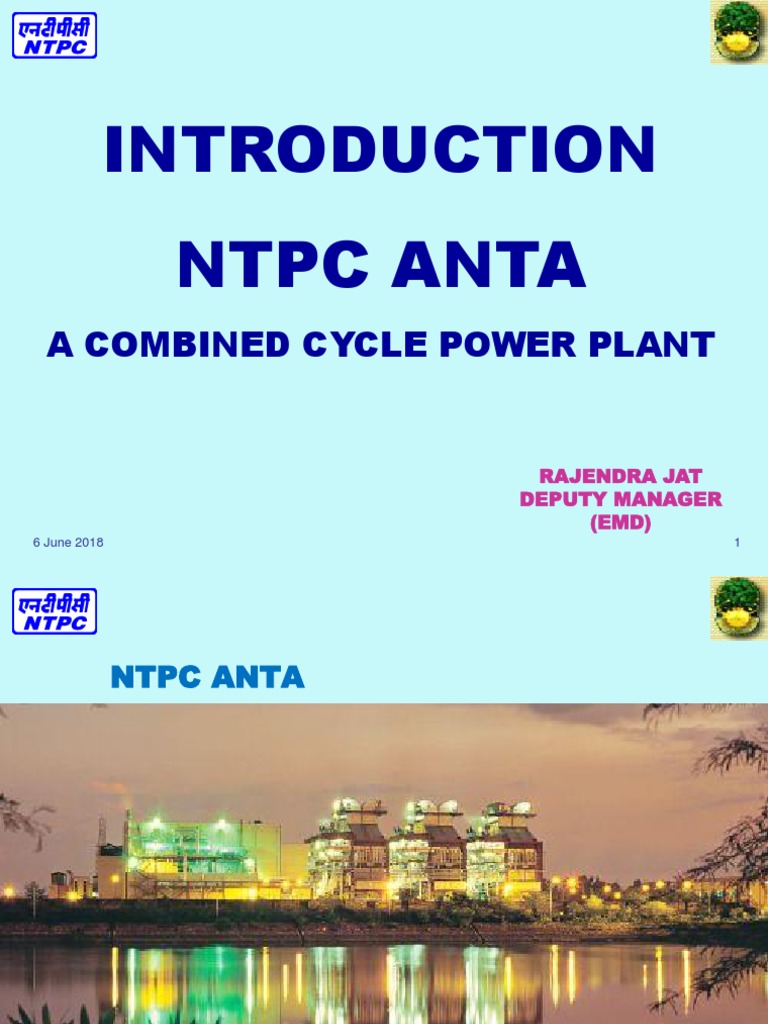 NTPC Anta Combined Cycle | PDF | Power Station | Steam