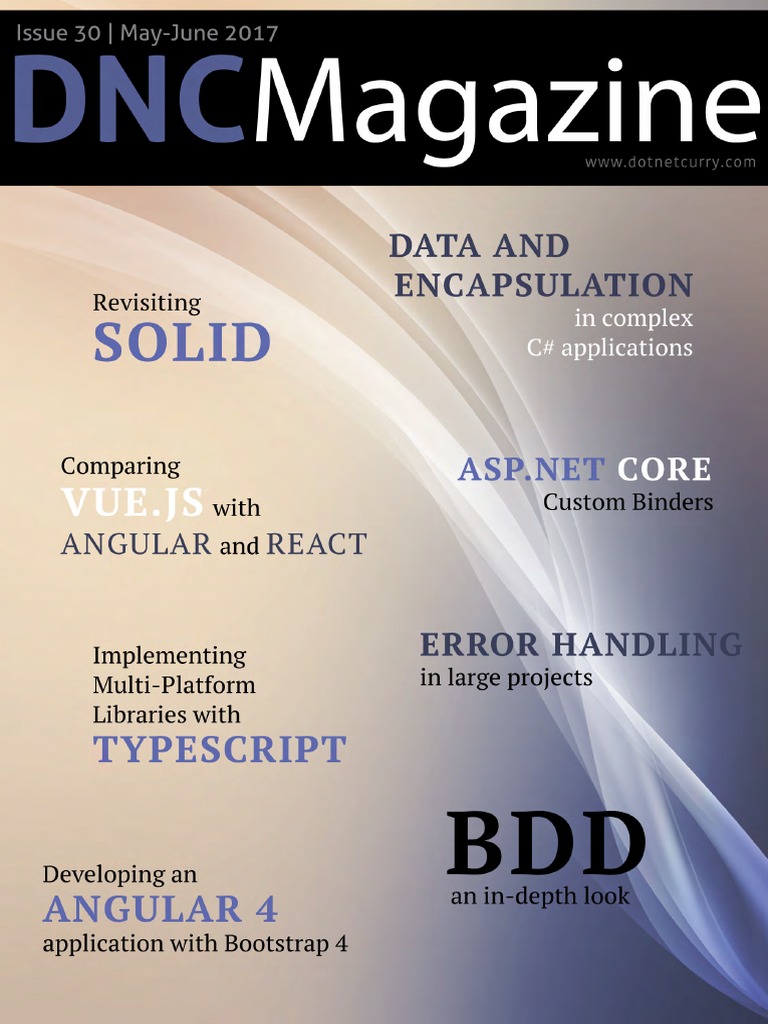 DNCMag Issue30 PDF | PDF | Microsoft Visual Studio | Computer Programming