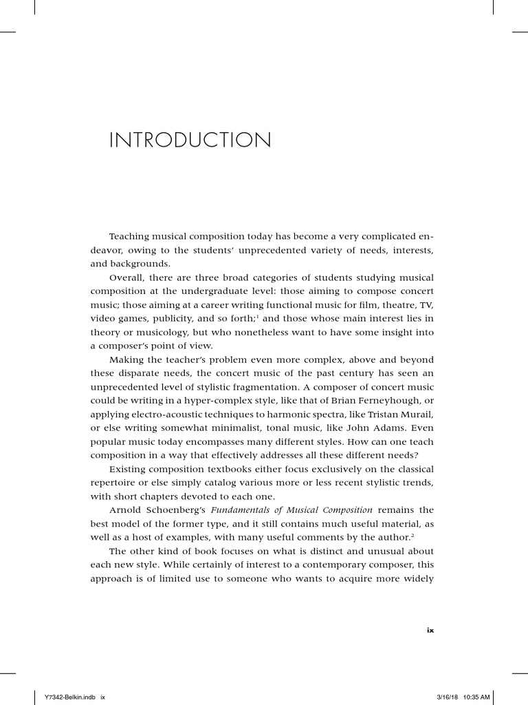 Musical Composition Introduction | PDF | Composers | Musical Compositions