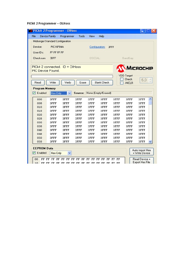 PICkit 2 Programmer | PDF