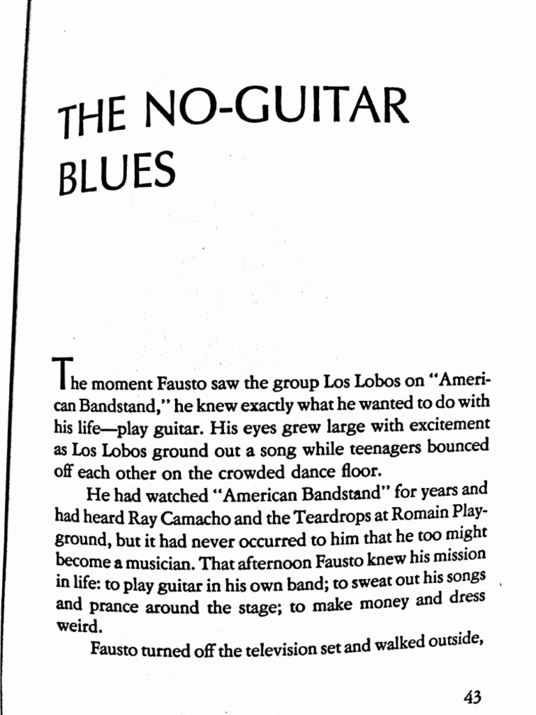 The No-Guitar Blues | PDF