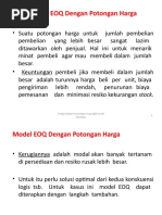 Contoh Soal EOQ | PDF | Teknologi & Rekayasa