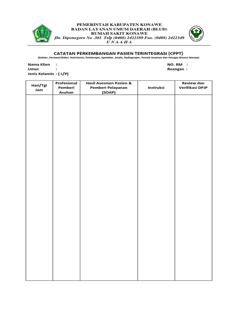 AP. 2 Form CPPT Bukti Pelaksanaan Asesmen Ulang | PDF