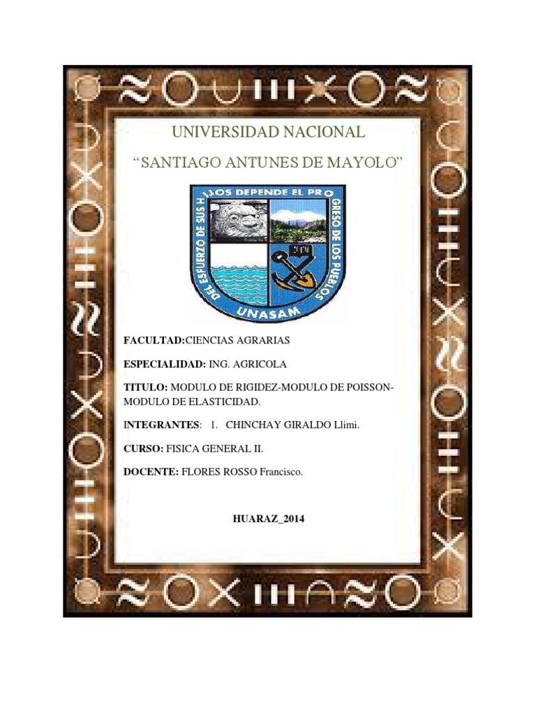 Modulo de Rigidez | PDF | Elasticidad (Física) | Rigidez