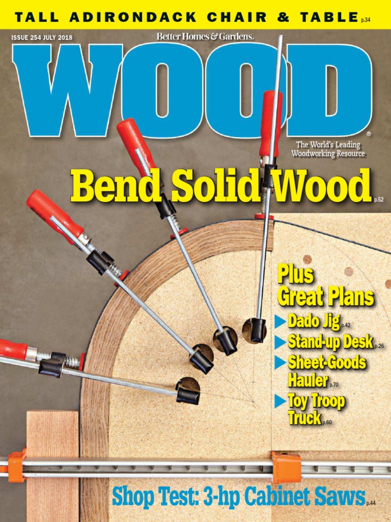 Wood Magazine 254 2018 PDF | Download Free PDF | Woodworking | Tools