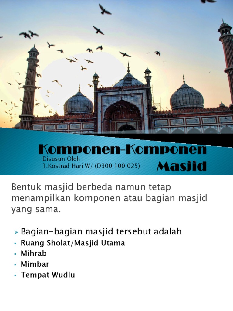 Komponen Komponen Masjid | PDF