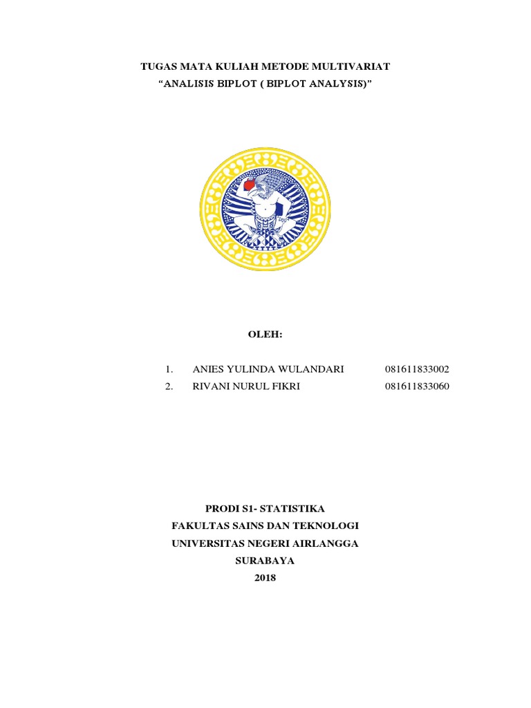 Analisis Biplot | PDF