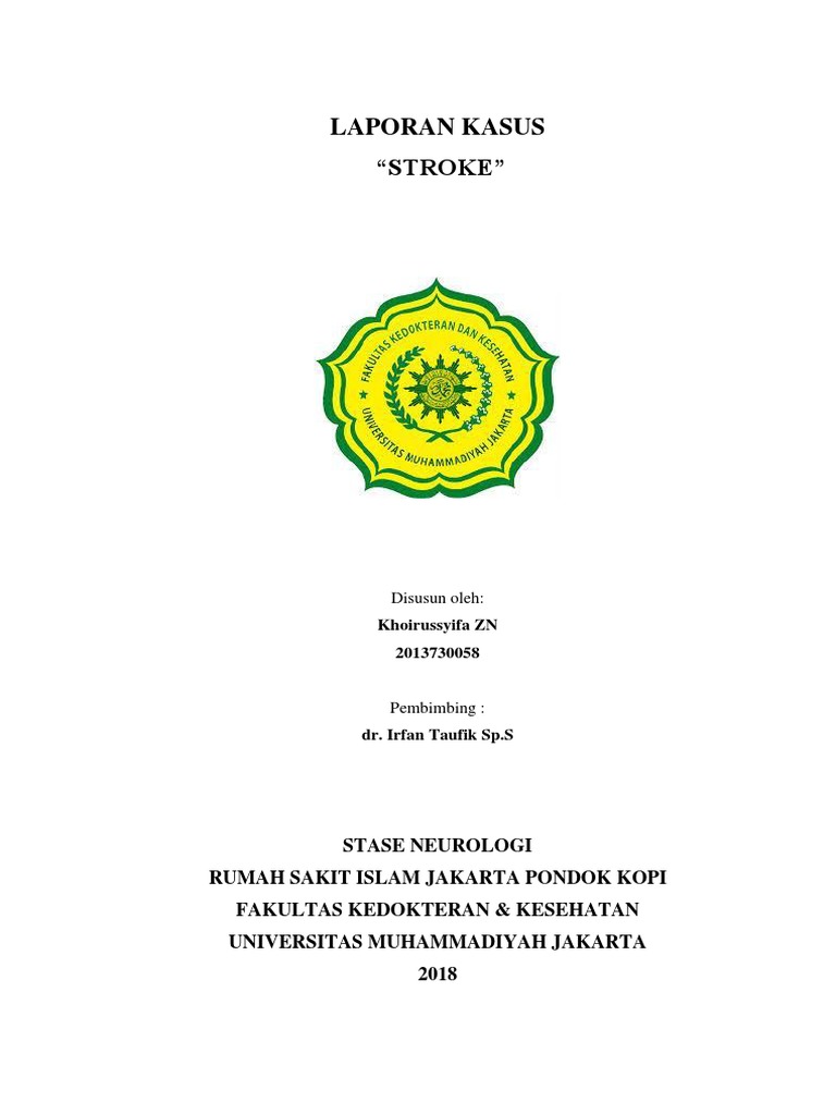 Lapkas Stroke | PDF | Angiology | Diseases And Disorders