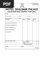 Hotel Lodge Bill Format Template | PDF | Receipt | Commerce