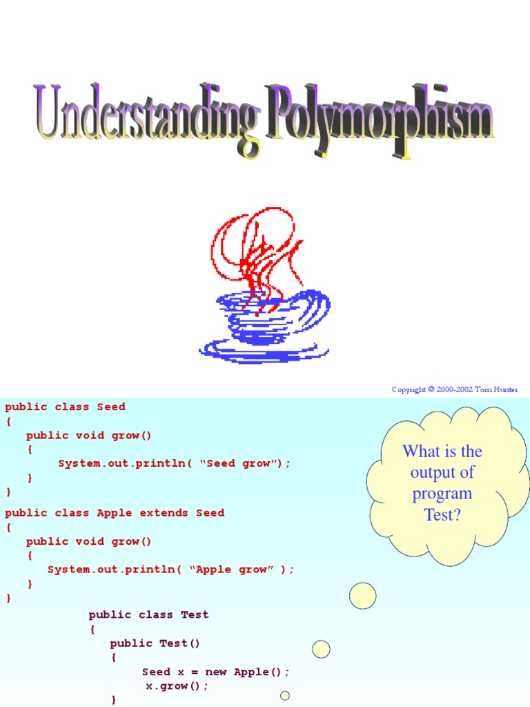 Polymorphism Lecture 1.pps | PDF | Inheritance (Object Oriented Programming) | Class (Computer ...
