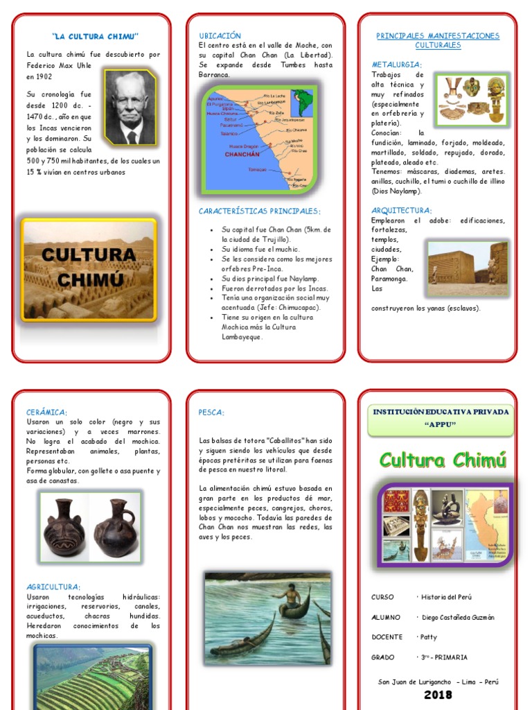 Triptico - Chimu | PDF | Cultura (general)