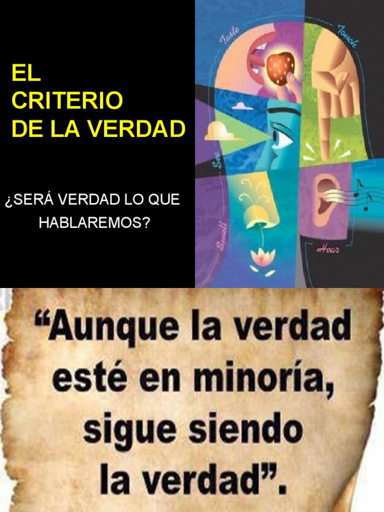 Criterio de La Verdad Filosofia | PDF