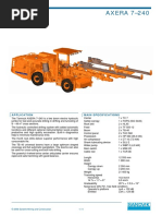SANDVIK DD321-40C Development Drill: Technical Specification | PDF ...