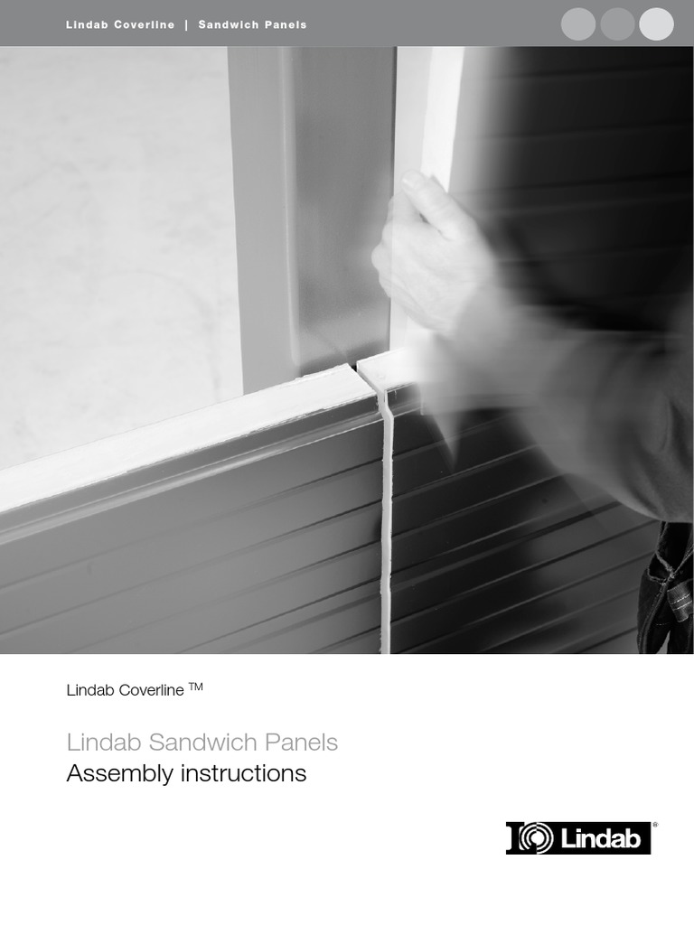 Lindab Sandwich Panels: Assembly Instructions | PDF