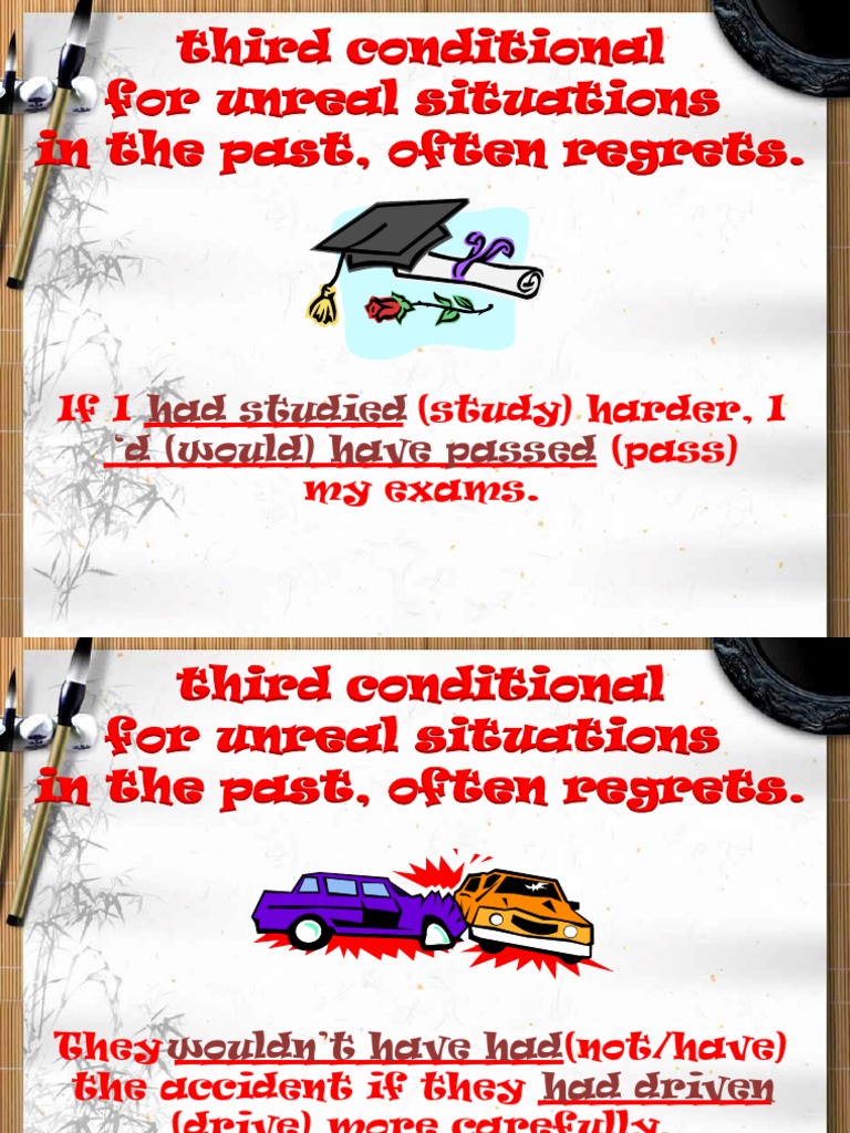 Third Conditional For Unreal Situations in The Past, Often Regrets | PDF