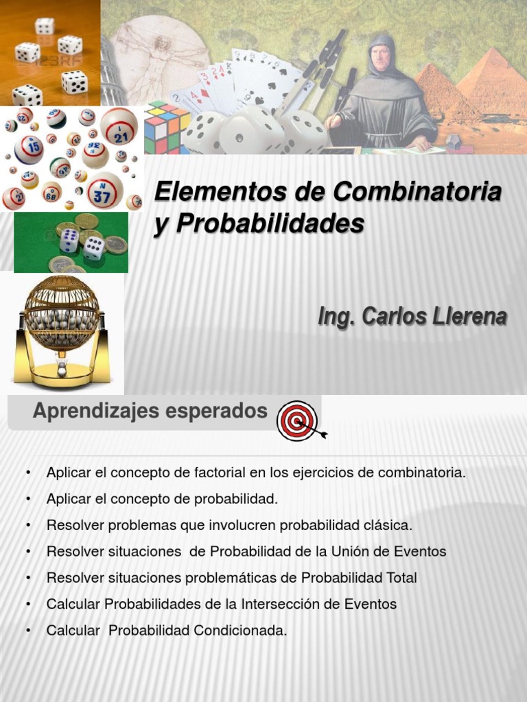Combinatoria y Probabilidades 3.0 | PDF | Probabilidad | Combinatoria