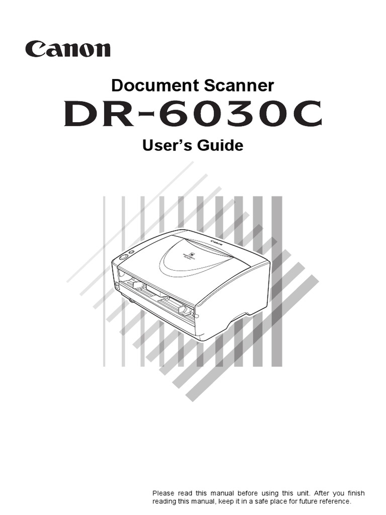 DR-6030C UserManual en | PDF | Image Scanner | Electromagnetic Interference