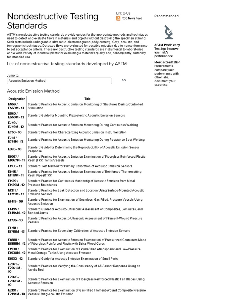 ASTM Nondestructive-Testing-Standards PDF | PDF