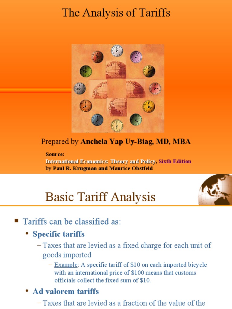 Understanding Tariff Analysis Basics | PDF | Tariff | Taxes