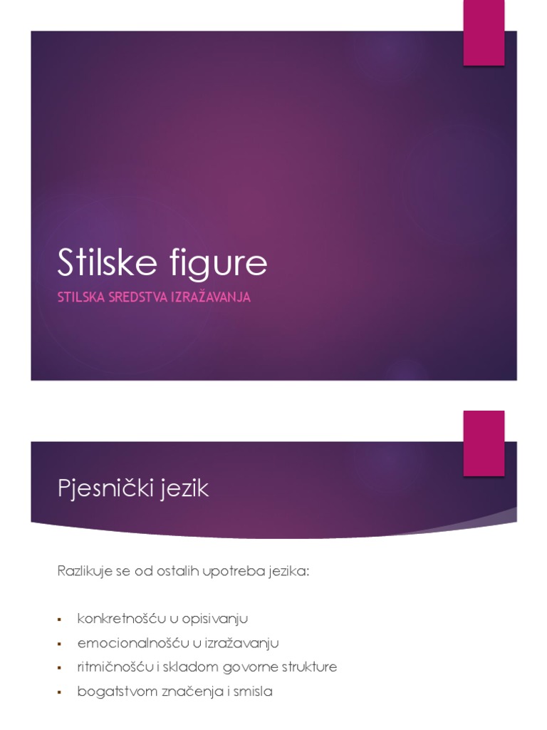 Stilske Figure Ili Tropi | PDF