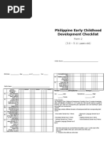 Checklist Form 2 Eng Print Ready | PDF | Child Development | Relationships